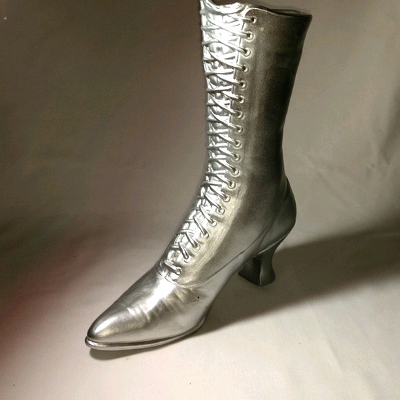 Vintage Lace Boot Figure | Accents | Vintage 973 Ceramic Victorian Lace ...